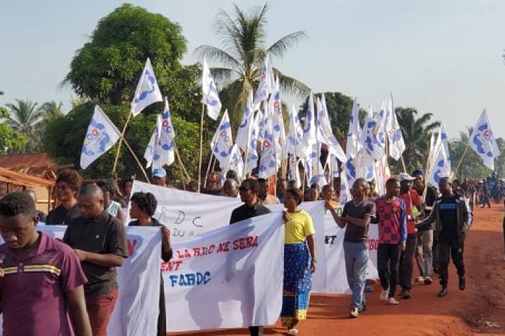Bas-Uele : marche de soutien au chef de l’Etat et aux FARDC à Buta