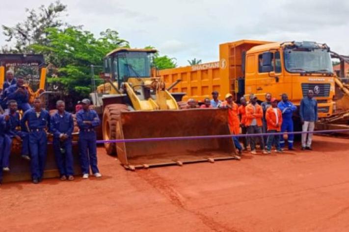 Bas-Uele : lancement des travaux d'entretien de la voirie urbaine de ...