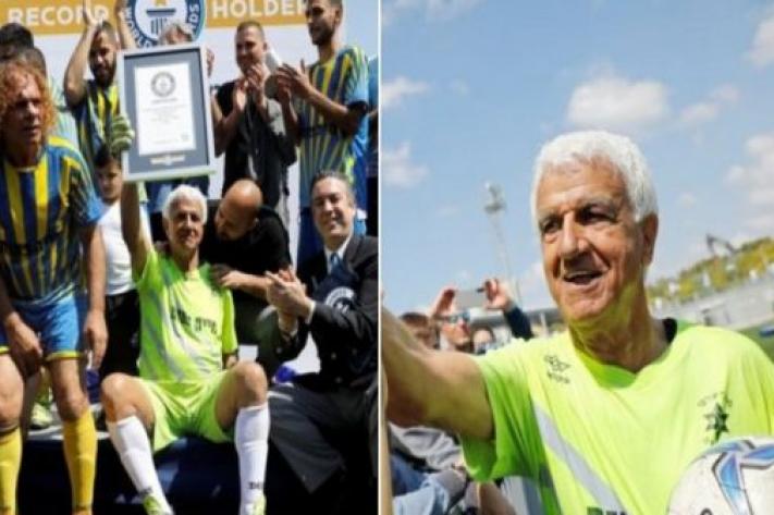 Isaak Hayik est le plus vieux joueur de foot au monde