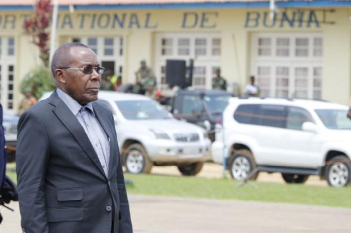 Le ministre de la défense, Gilbert Kabanda est arrivé à Bunia
