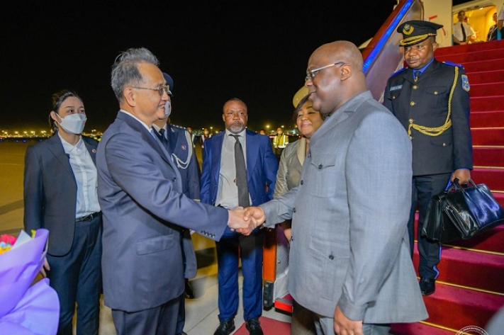 Rdc Chine Félix Tshisekedi Est Arrivé à Pékin Pour Une Visite Officielle
