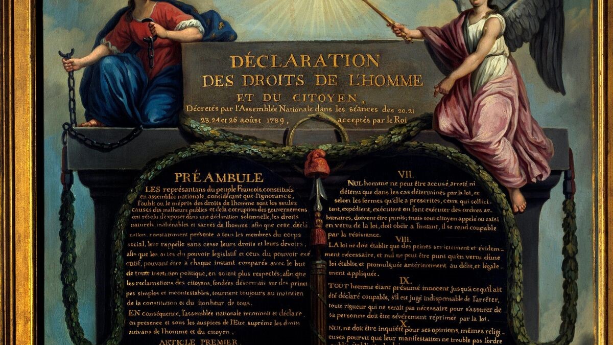 La “Déclaration des droits de l’homme” est un document capital dans l ...