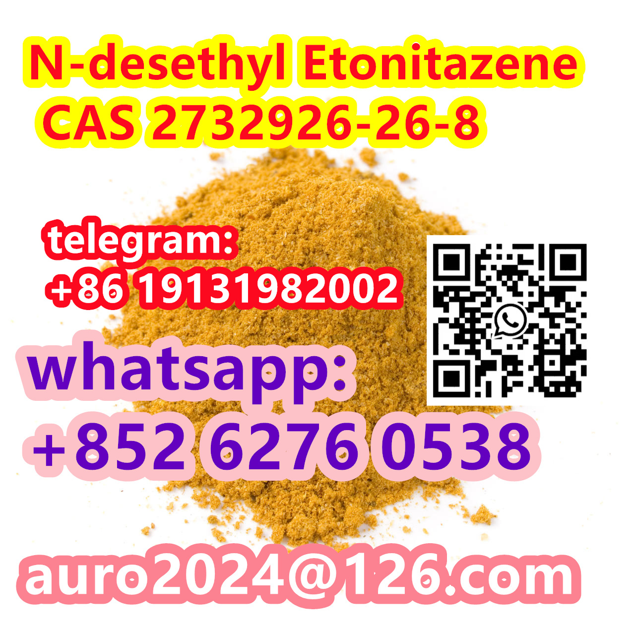 N-desethyl Etonitazene CAS 2732926-26-8 - mediacongo.net - Petites annonces