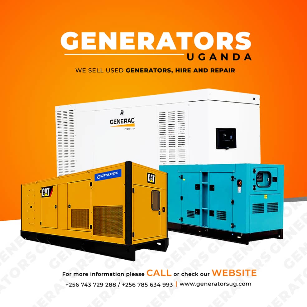 +256743729288 BACKUP GENERATORS USED DEASEL GENERATORS ON SALE /HIRE /SERVICE in kampala uganda ...