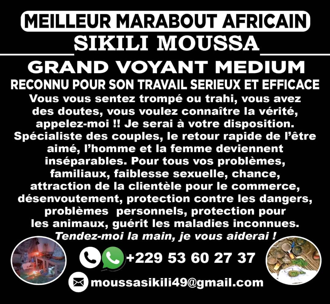 NOM DU MEILLEUR MARABOUT VAUDOU RETOUR AFFECTIF EN 24H EN FRANCE ...