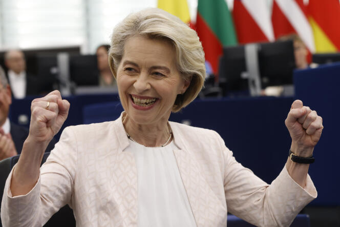 UE : Ursula von der Leyen réélue à la tête de la Commission européenne ...