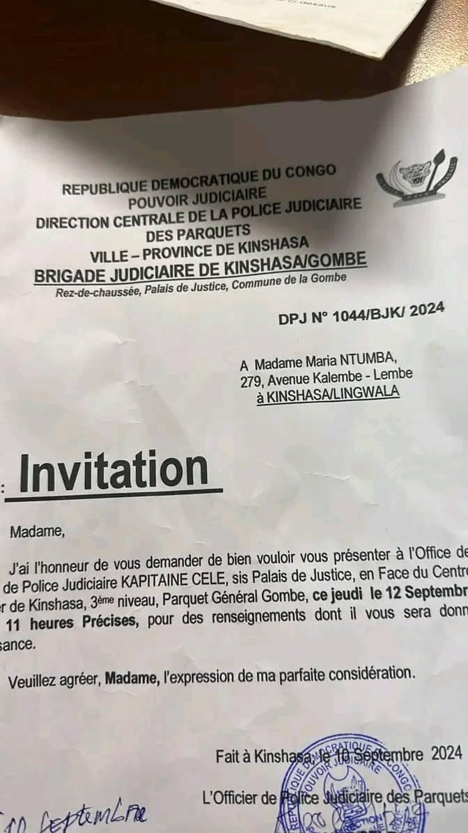 Buzz sur net : la tiktokeuse Maria NTUMBA attendu jeudi prochain au ...