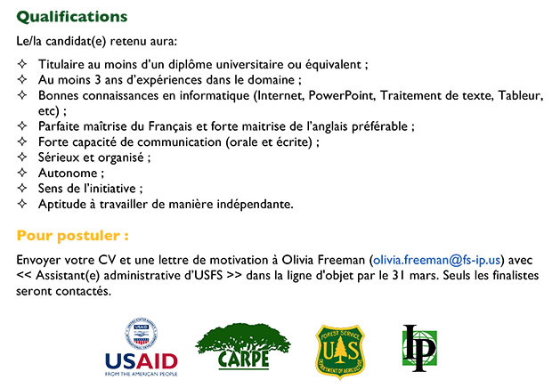 mediacongo.net - Offre d'emploi - Assistant(e) administrative et logistique