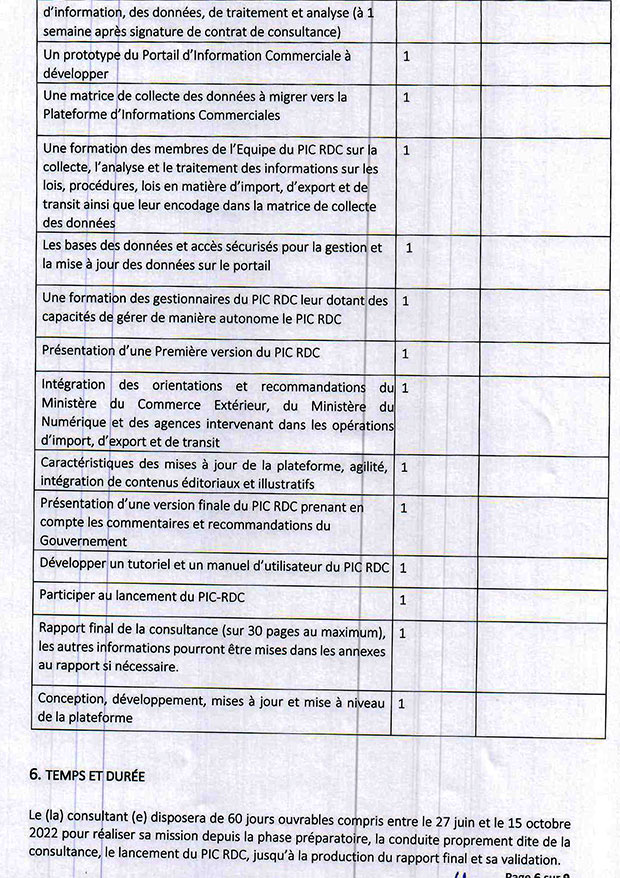 mediacongo.net - Offre d'emploi - Consultance pour la création d'un ...