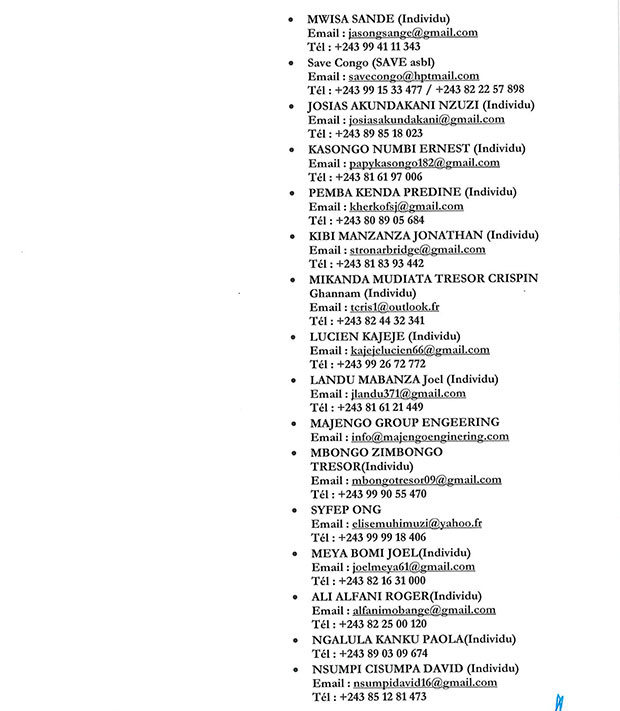 mediacongo.net - Offre d'emploi - Constitution de la liste restreinte ...