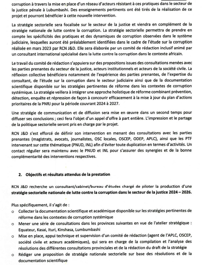 mediacongo.net - Offre d'emploi - Consultant(e) international(e) chargé ...