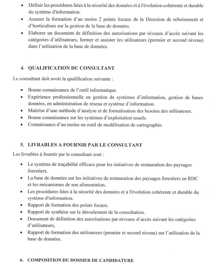 mediacongo.net - Offre d'emploi - Consultant pour constituer une base ...