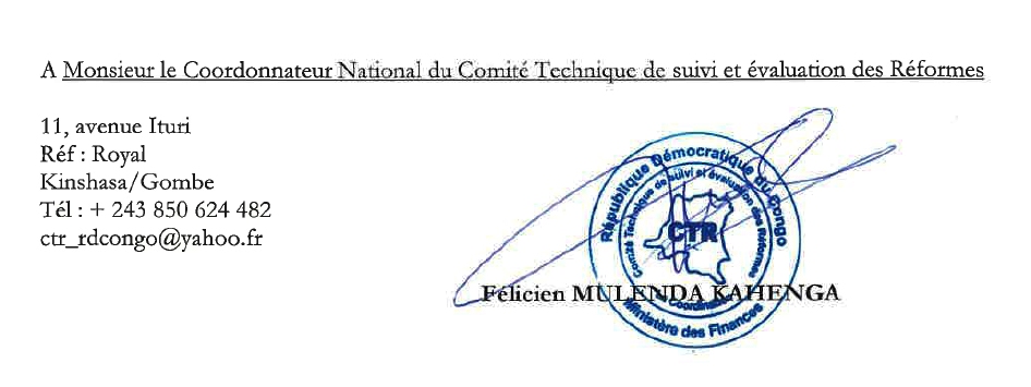 mediacongo.net - Offre d'emploi - Consultant (firme) chargé de réaliser la mission d’opérateur d ...