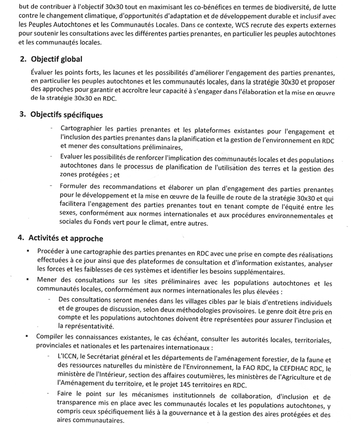 mediacongo.net - Offre d'emploi - Consultants dans le cadre de la ...