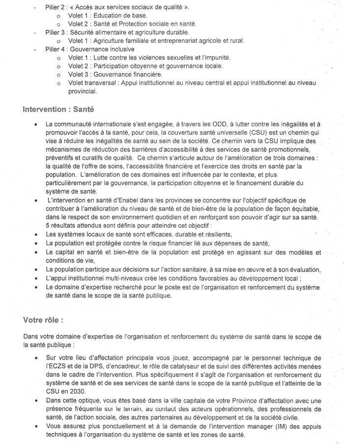 mediacongo.net - Offre d'emploi - Expert(e) Organisation et ...