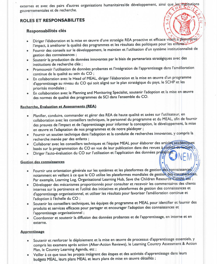 mediacongo.net - Offre d'emploi - Research & Evaluation Advisor