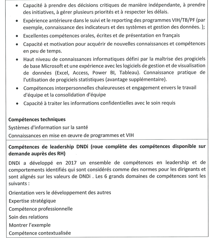 mediacongo.net - Offre d'emploi - Chargé de suivi et évaluation 100%