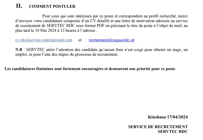 mediacongo.net - Offre d'emploi - Comptable Tréso-Payeur