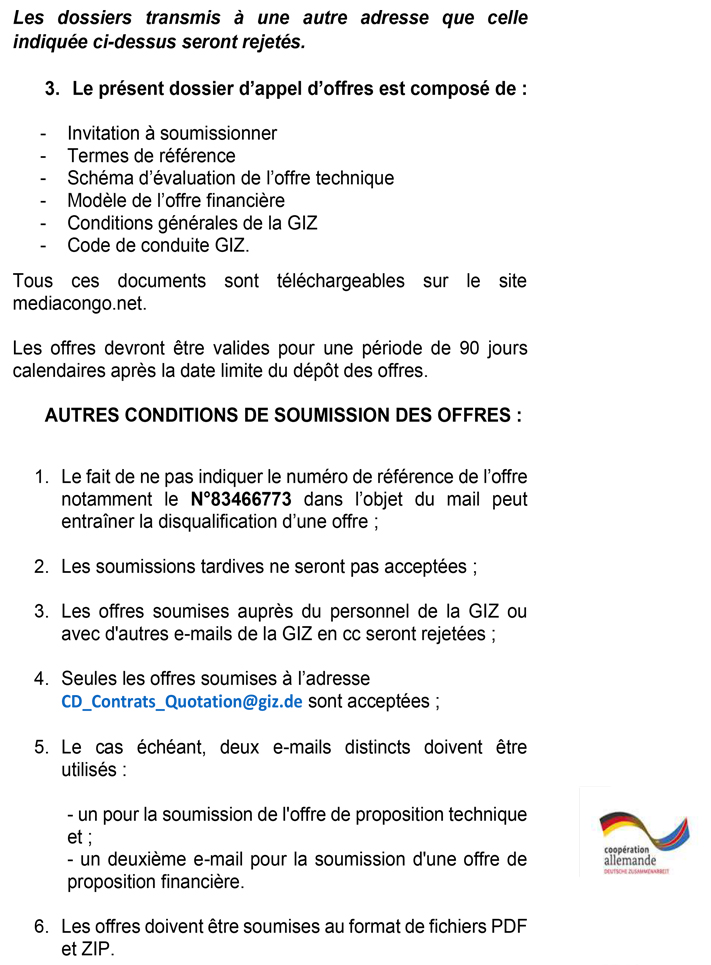 mediacongo.net - Offre d'emploi - Modération des processus de dialogues ...