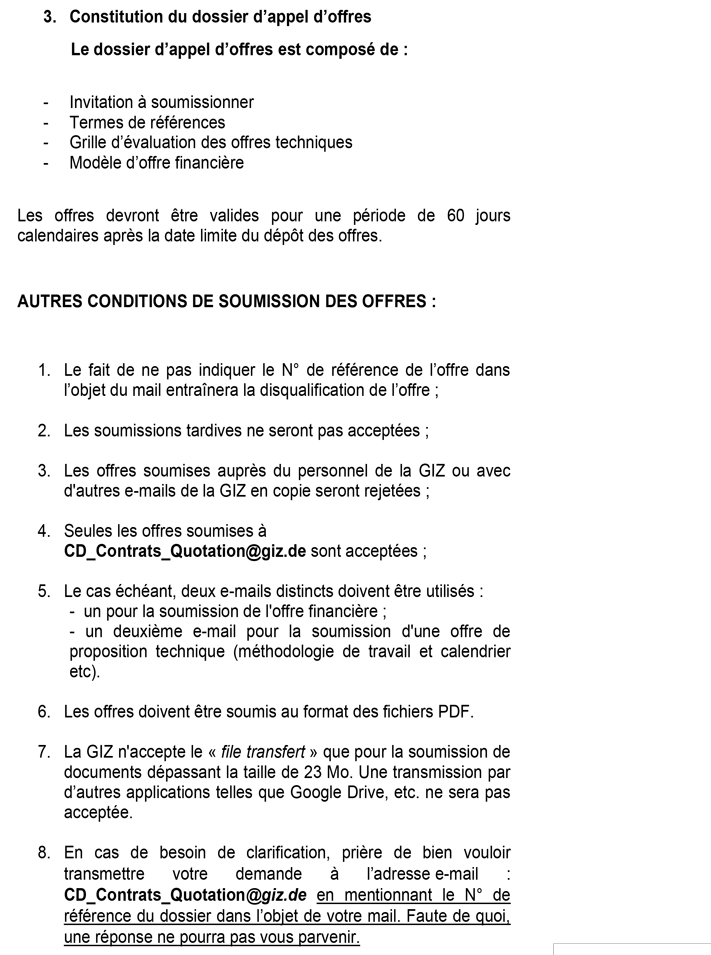 mediacongo.net - Offre d'emploi - Cabinet pour l’accompagnement des ...
