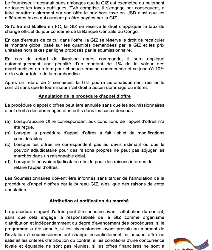 mediacongo.net - Offre d'emploi - Matériels informatiques