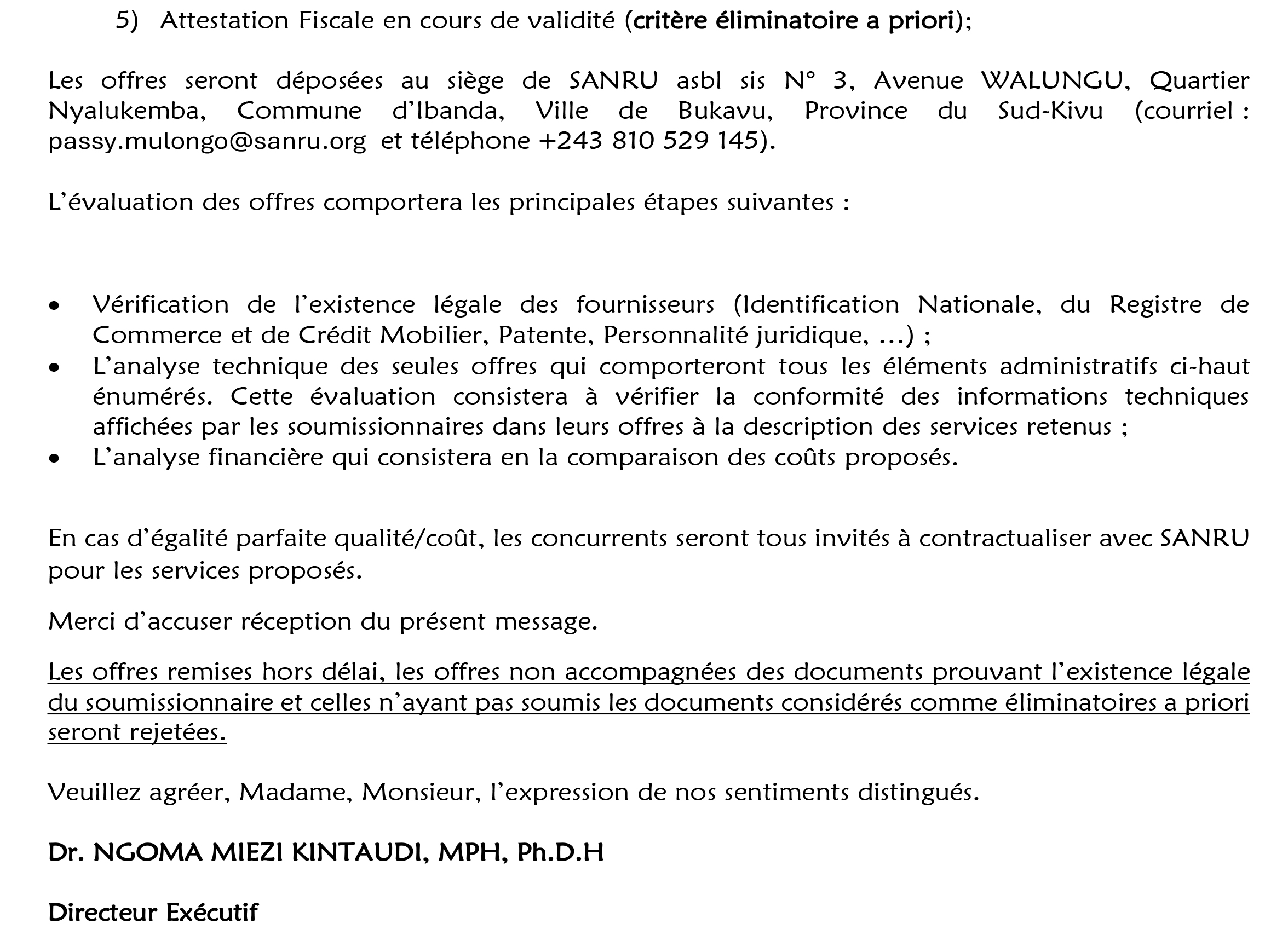 mediacongo.net - Offre d'emploi - Reproduction des documents