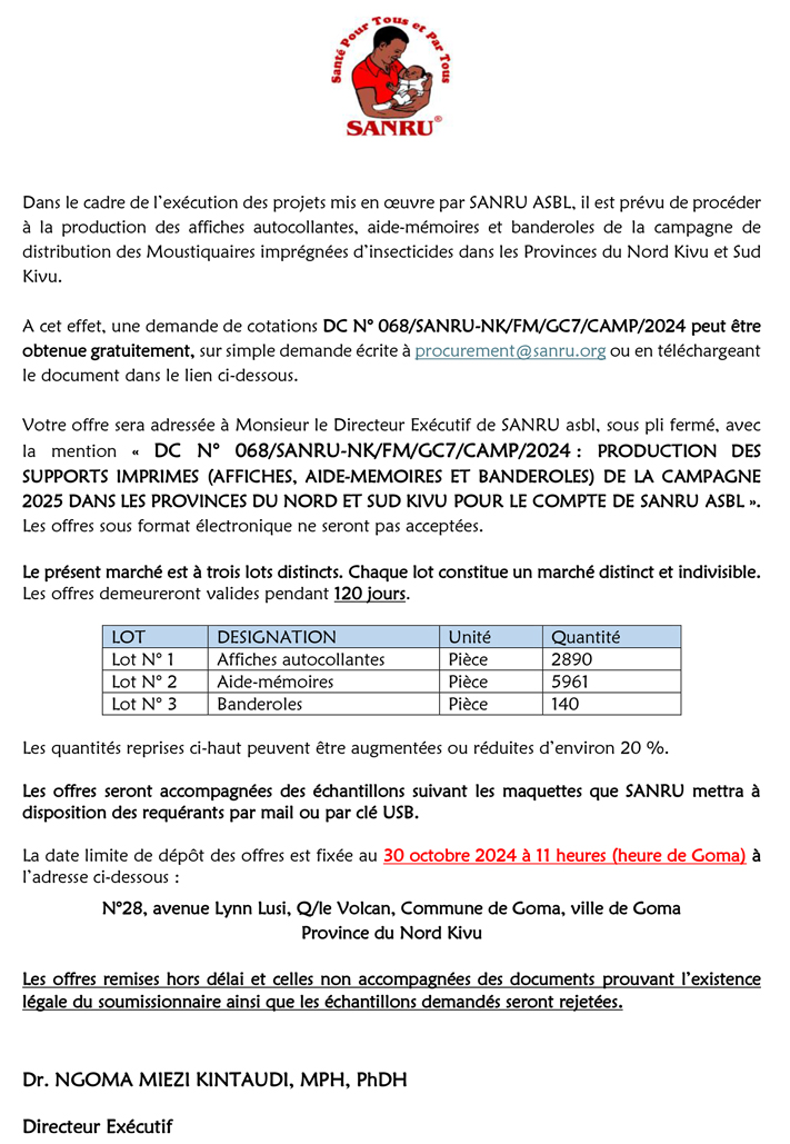 mediacongo.net - Offre d'emploi - Production des supports imprimés ...