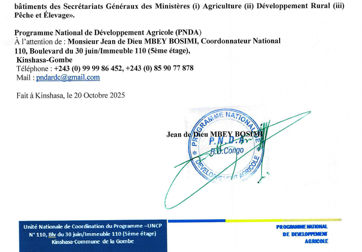 mediacongo.net - Offre d'emploi - Consultant (Firme) chargé de l'élaboration des EIES pour la ...