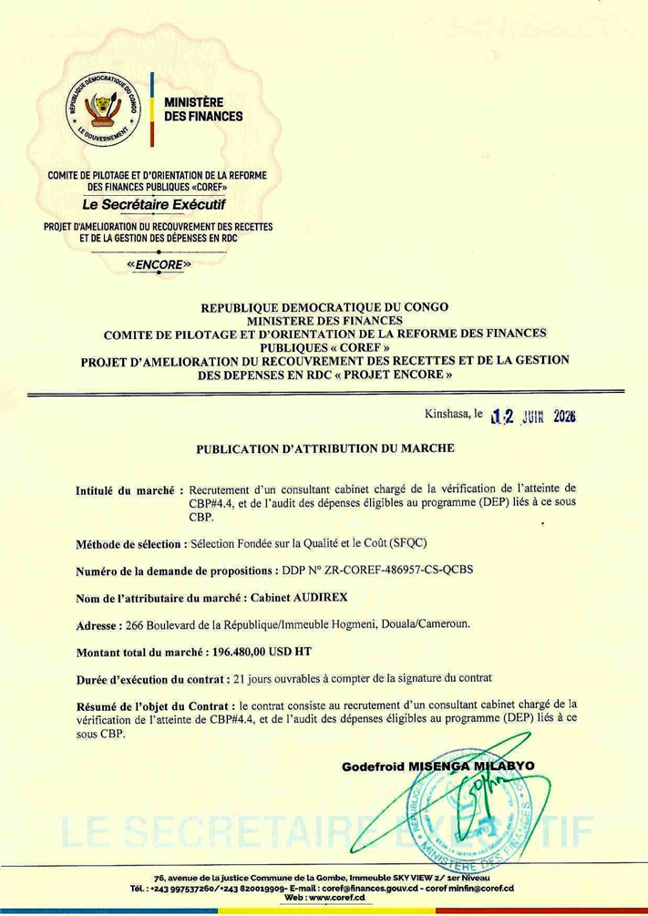 mediacongo.net - Offre d'emploi - Consultant Firme chargé de la ...