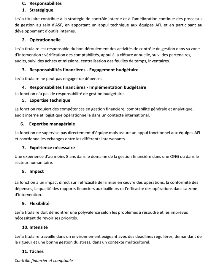 mediacongo.net - Offre d'emploi - Contrôleur de Gestion Région Afrique ...